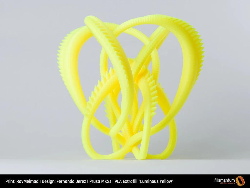 Fillamentum Luminous Yellow PLA Filament - ADDIFY Hong Kong 3D Printing