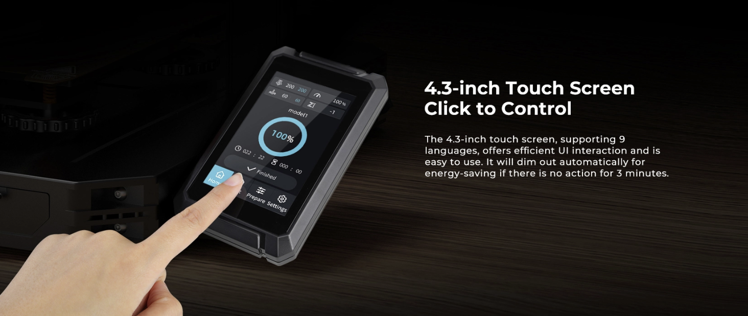 Creality Ender 3 S1 Pro- 4.3" touch screen, Direct Drive and Auto ...